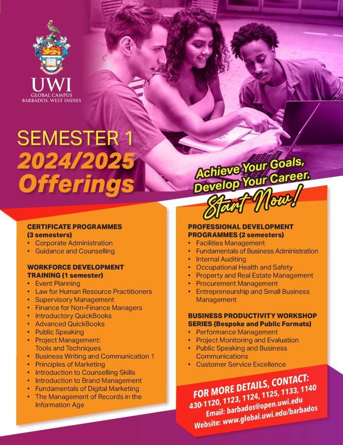 Local Programmes | UWI Global Campus