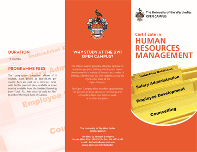 18 MONTHS - PROFESSIONAL COURSES | UWI Global Campus