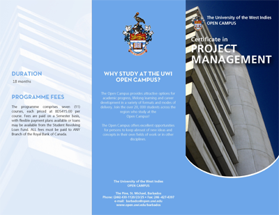 18 MONTHS - PROFESSIONAL COURSES | UWI Global Campus