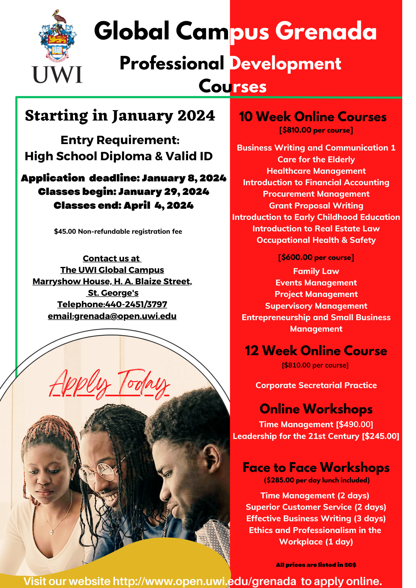 The Global Campus in Grenada | UWI Global Campus