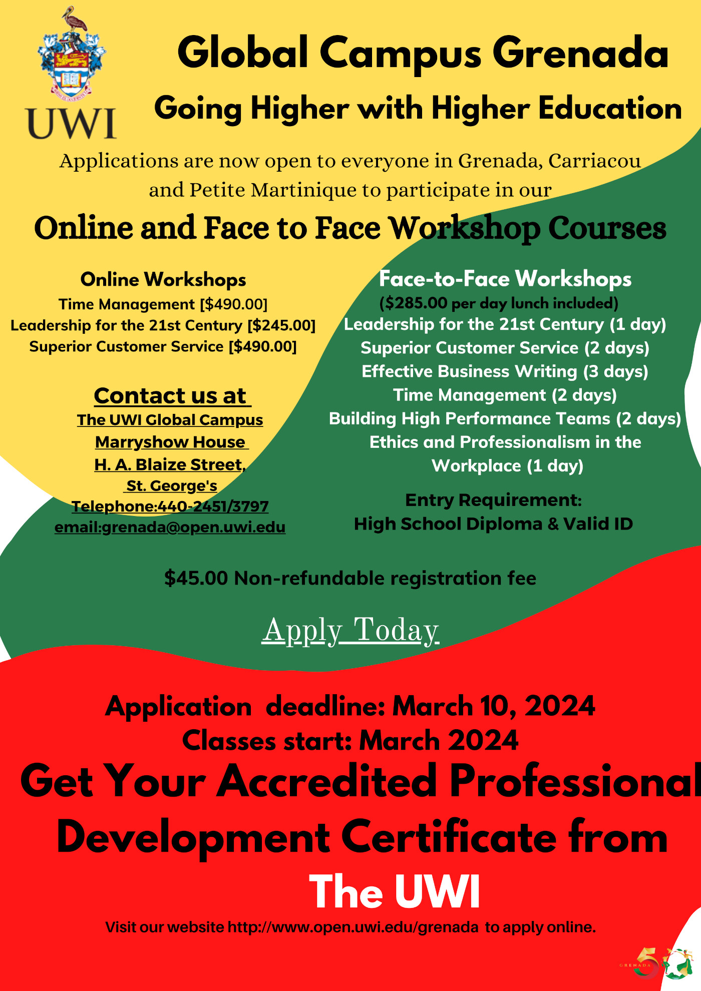 The Global Campus in Grenada | UWI Global Campus