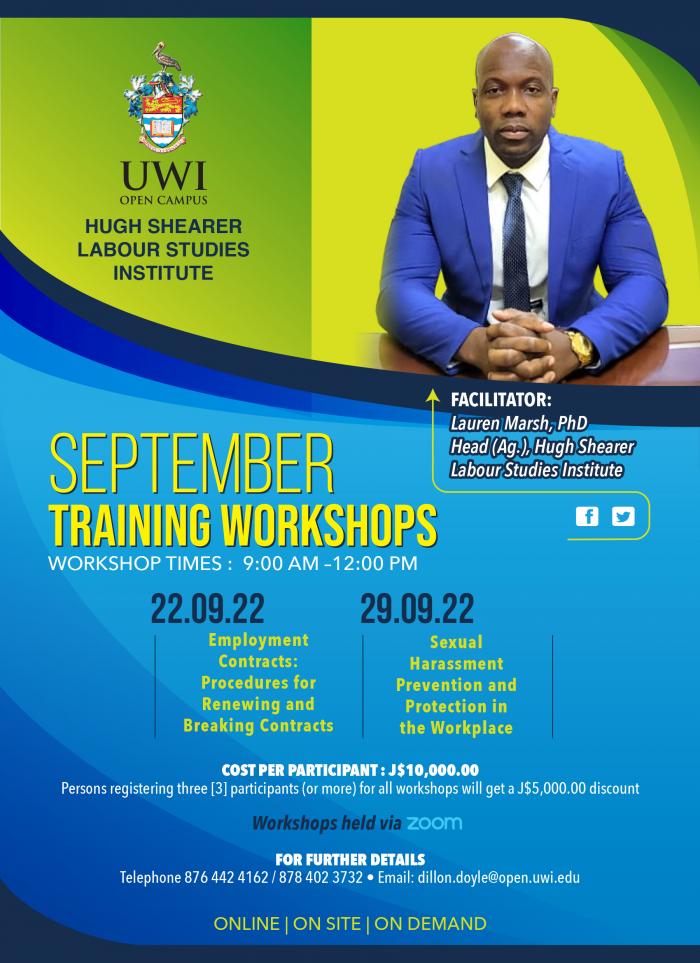 Sexual Harassment Prevention and Protection in the Workplace | UWI ...